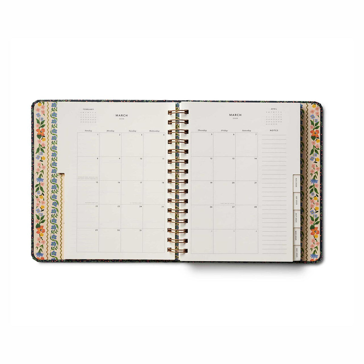 Rifle Paper Co. 2026 Wildwood 17-Month Academic Covered Spiral Planner ...