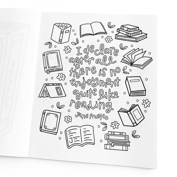 Book Lover Coloring Book – Fox & Fig